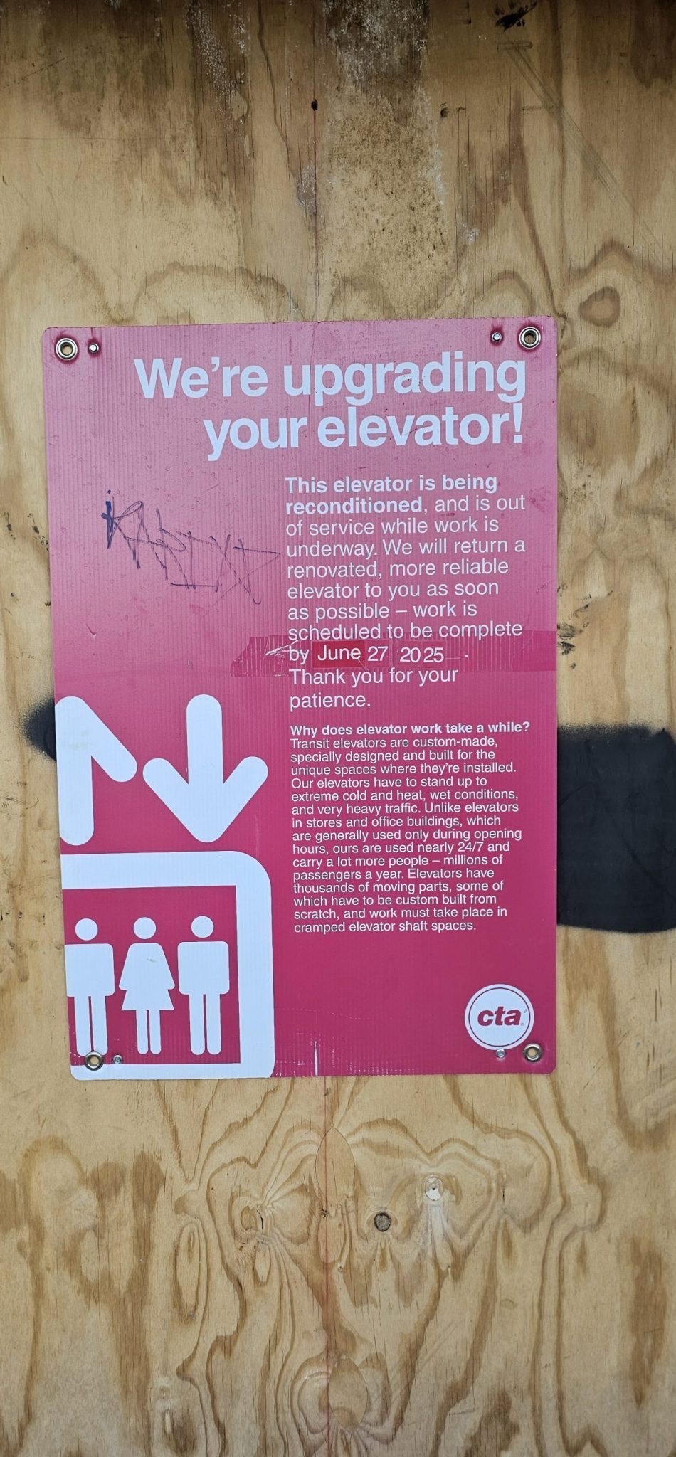 Cicero Green Line Elevator Still Closed — Another CTA Broken Promise ...